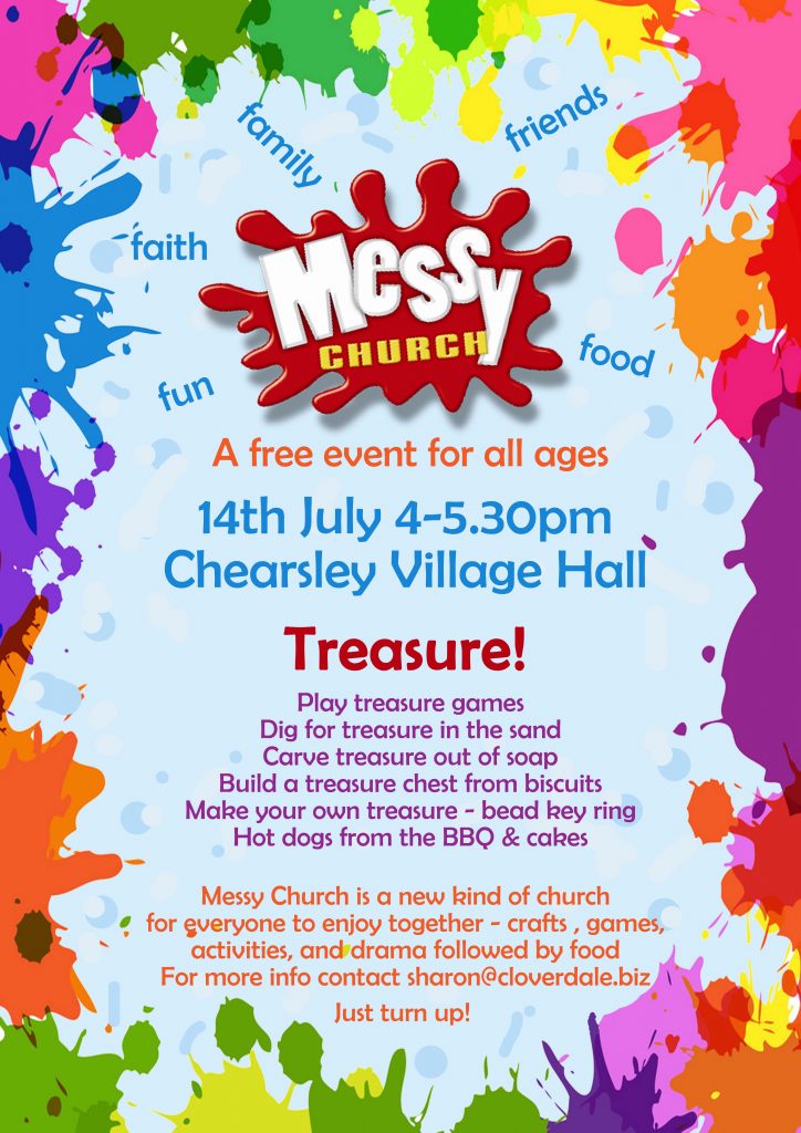 Messy Church -14th July – A team of 3 churches