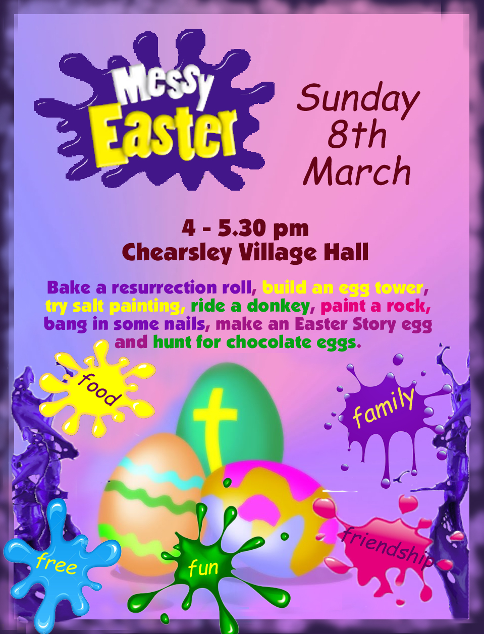 Messy Church – 8th March – A team of 3 churches
