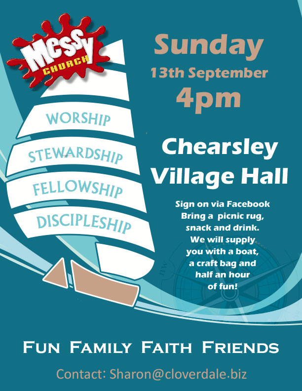Messy Church – Sunday 13th – A team of 3 churches